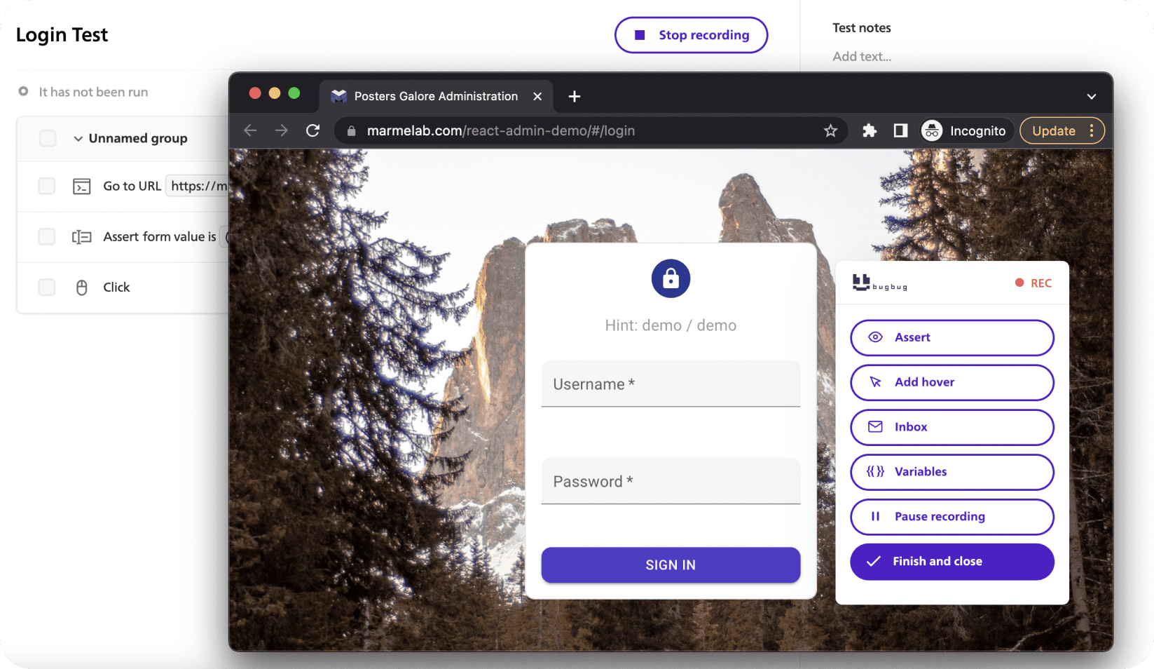 Test Automation Tool for QA | BugBug.io